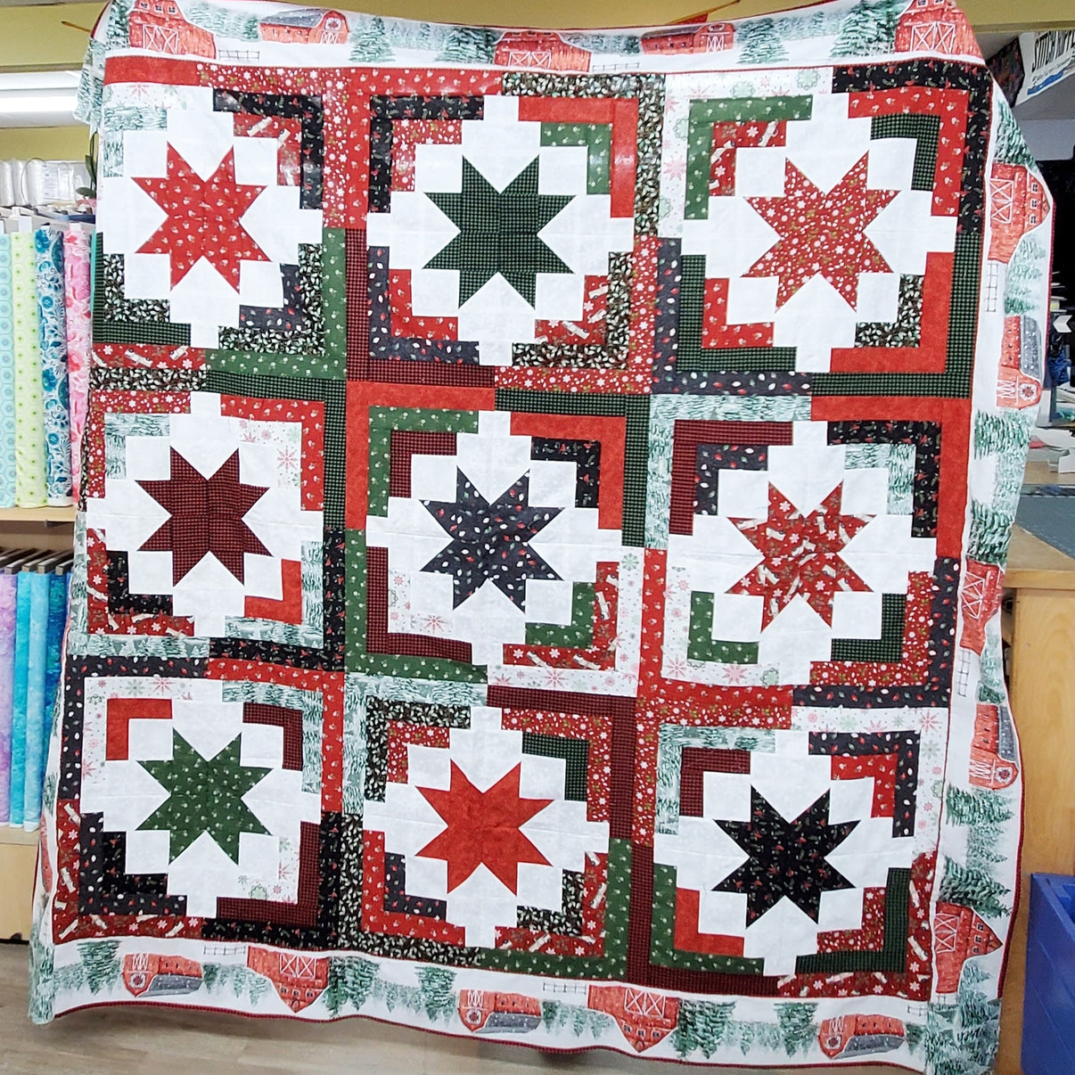 Cozy Cabin Quilt Pattern – Quilting B & More